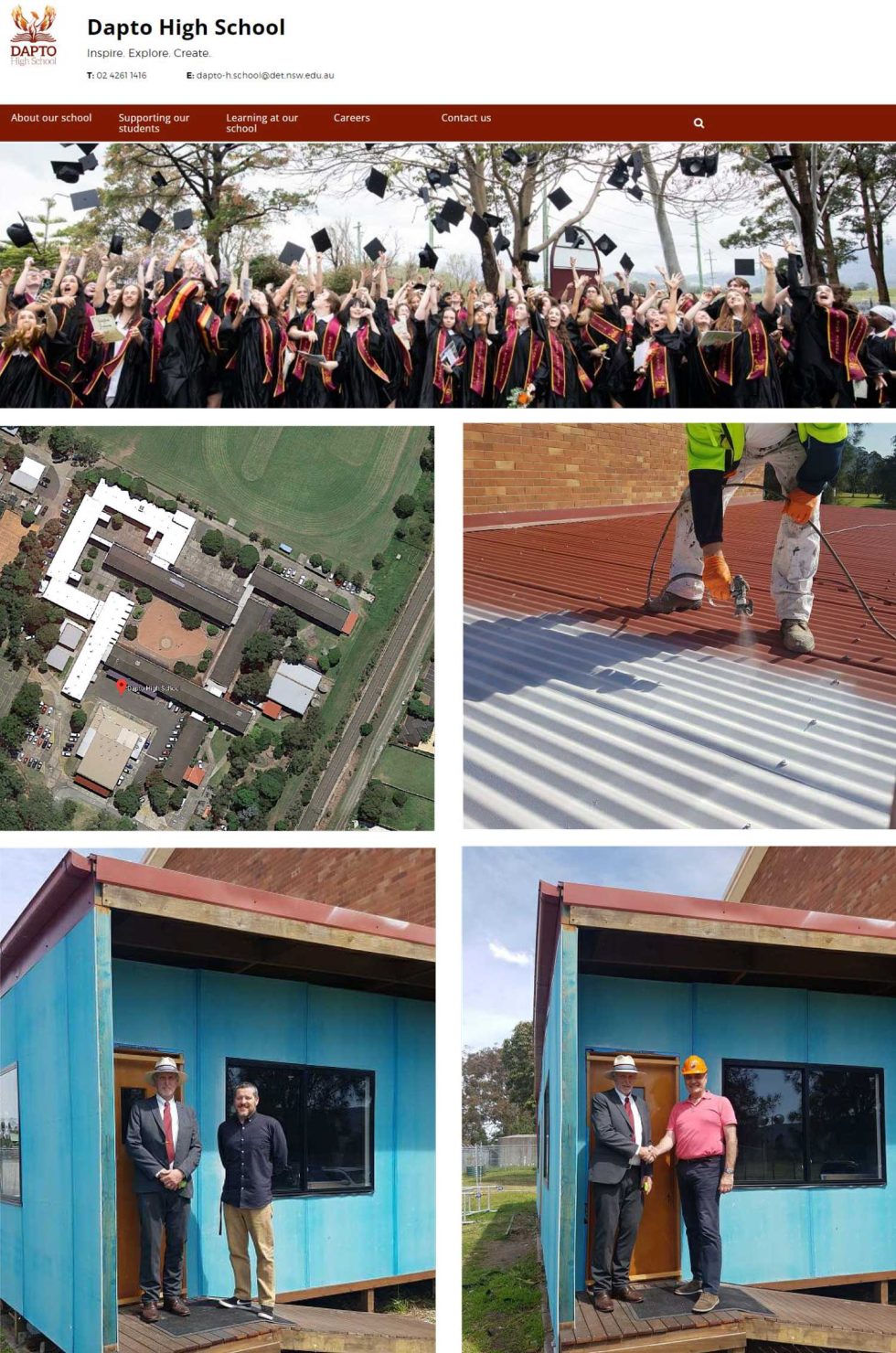 Infrastructure for Schools NSW - Dapto High School demo project - C-Coat